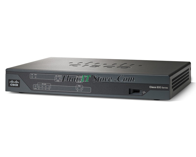 [C881-K9] Cisco ราคา Router C881 Ethernet Security, ADV Sec