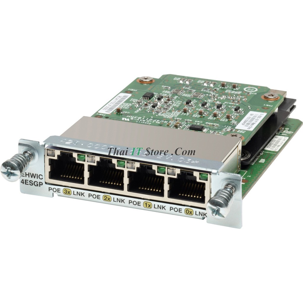 [EHWIC-4ESG=] Cisco ราคา Enhanced HWIC, 4 port Gigabit, RJ-45 Network ...