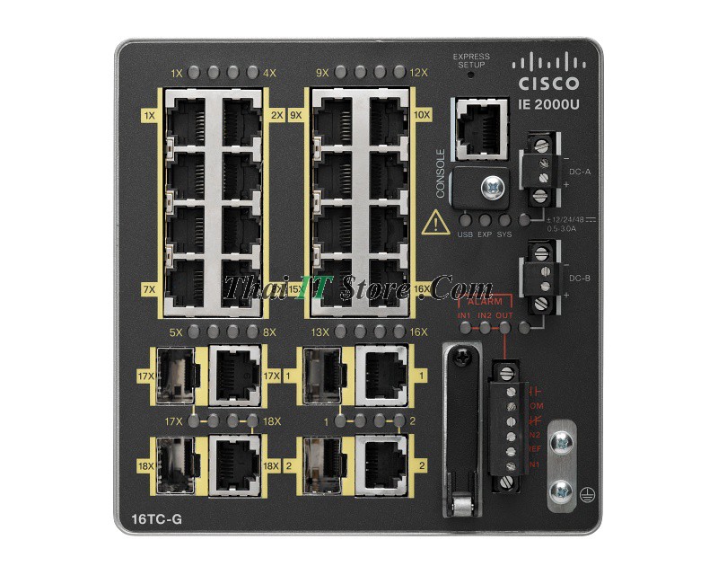 [IE-2000U-16TC-GP] Cisco Industrial Ethernet 2000 ราคา IE 2000U 4 PoE ...